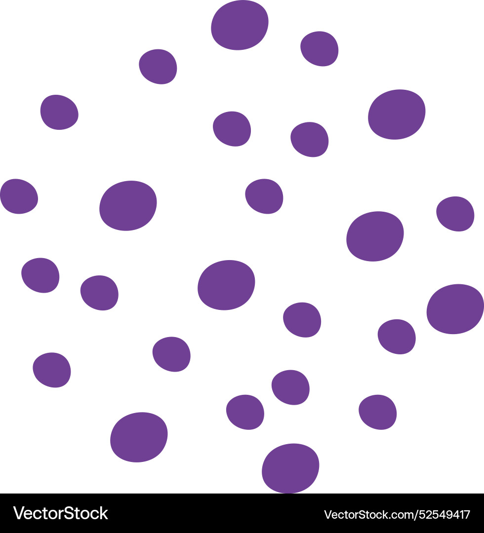 Abstract circle dots doodle Royalty Free Vector Image