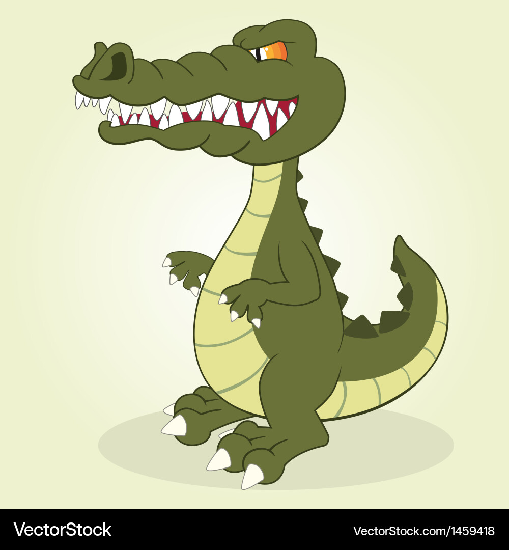 Crocodile Royalty Free Vector Image - VectorStock