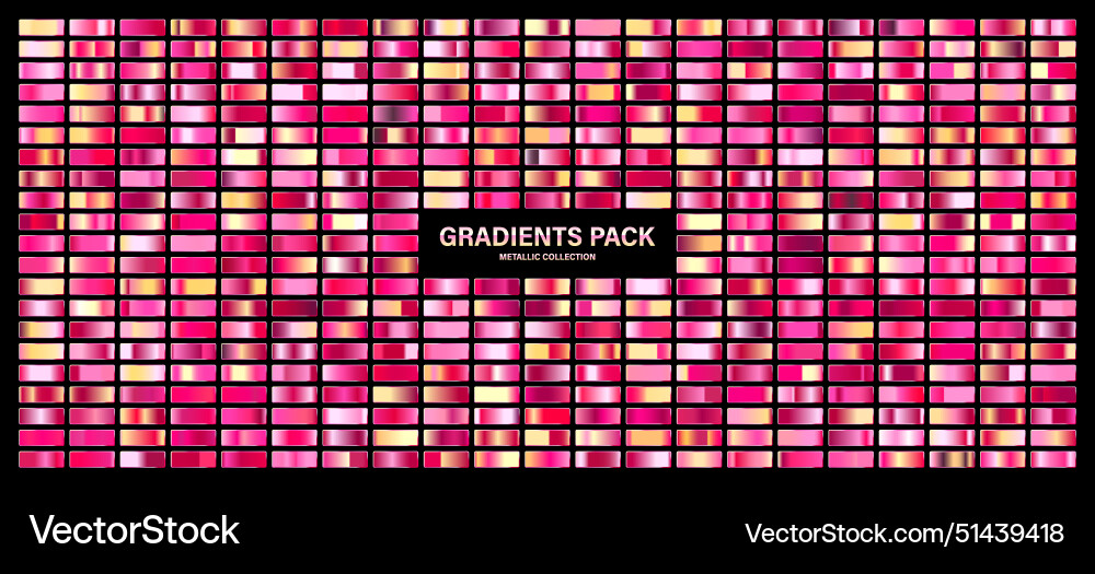 Rose gold glossy gradient metal foil texture Vector Image