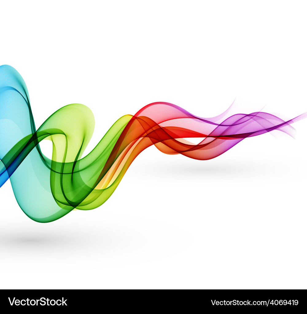 Smoky Wave Background Royalty Free Vector Image