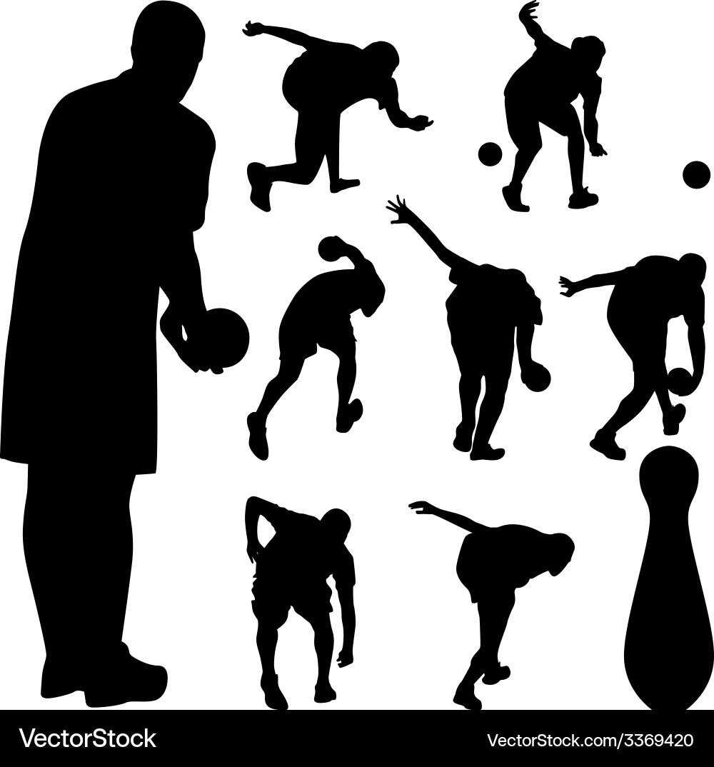 Bowling Royalty Free Vector Image - VectorStock