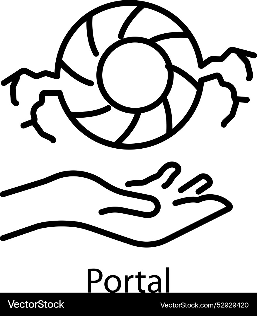 Portal Royalty Free Vector Image - VectorStock