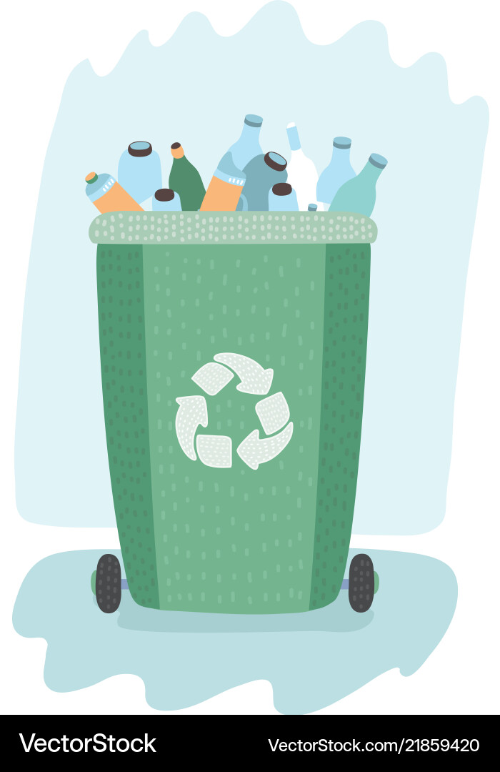 Waste management concept Royalty Free Vector Image