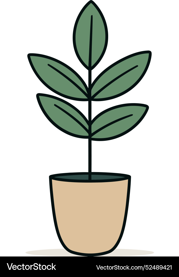 Greenhouse growing plant art in melo Royalty Free Vector