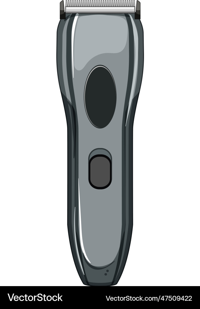 Barber hair clipper cartoon Royalty Free Vector Image