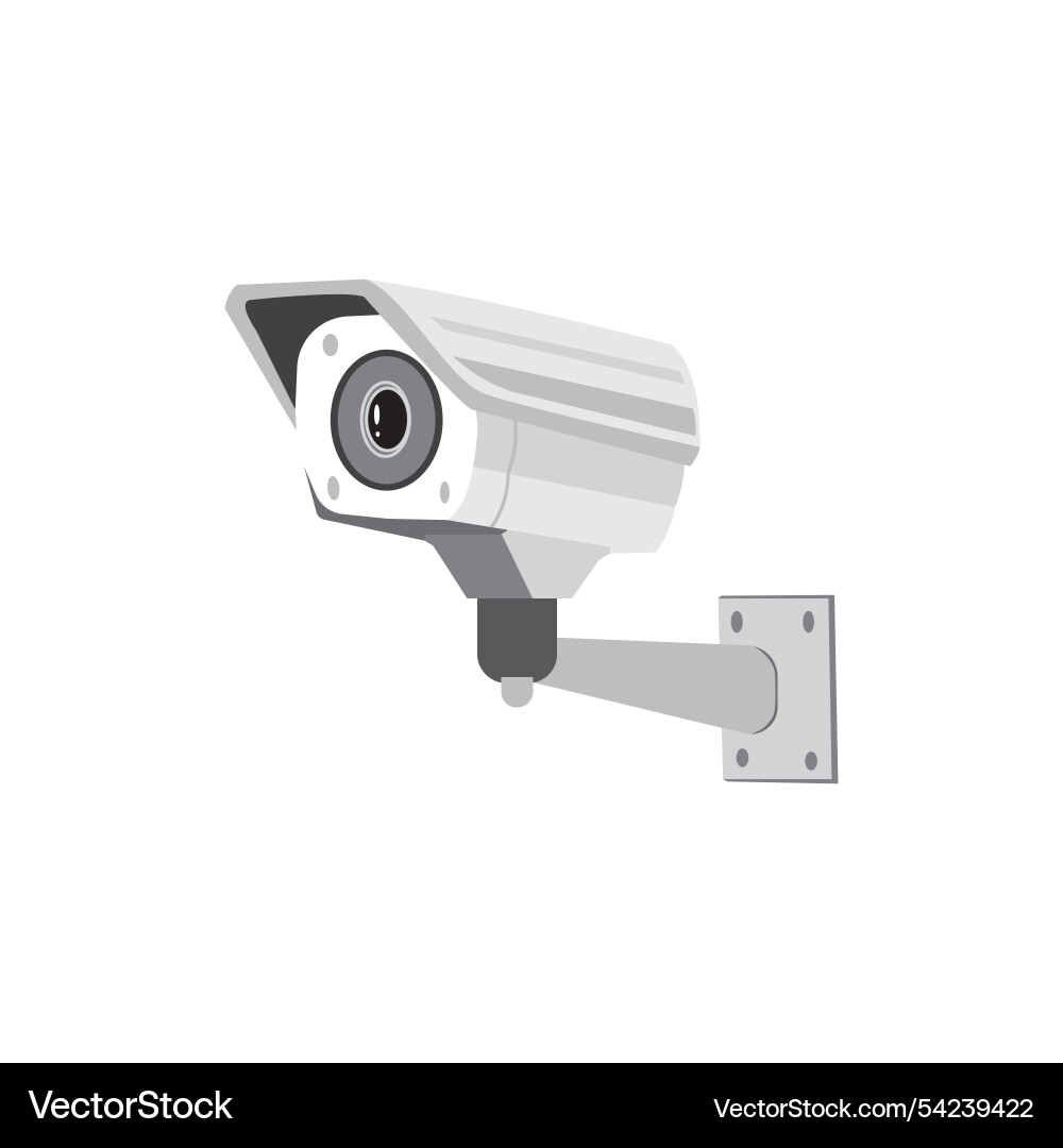 Cctv camera logo icon design technology Royalty Free Vector