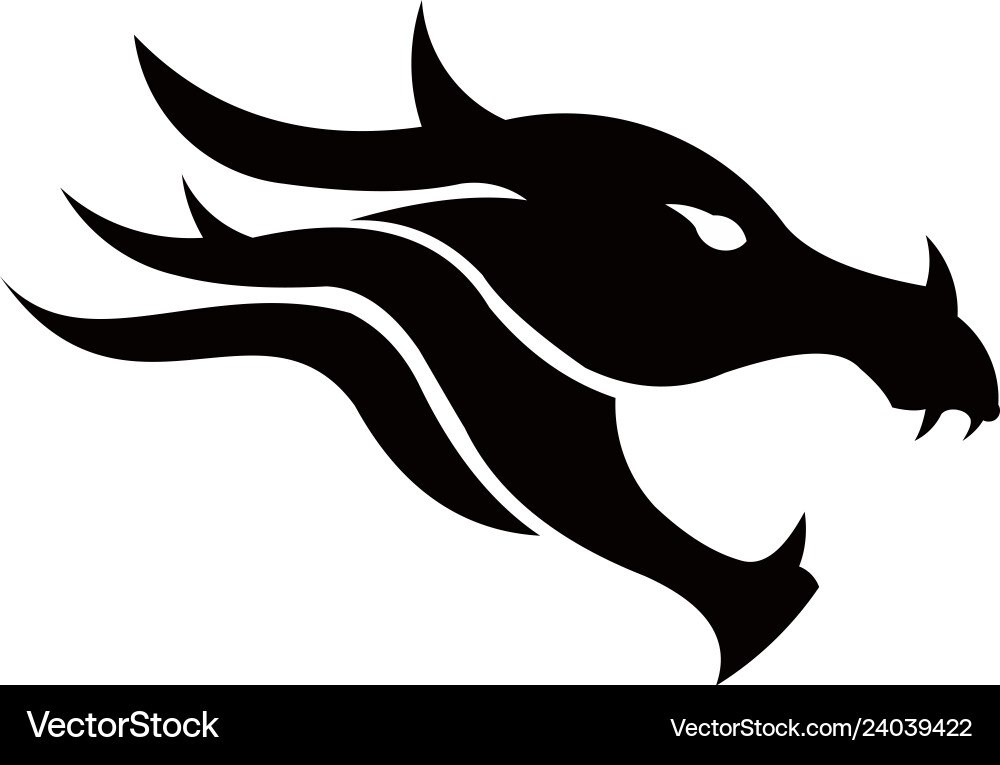 Drachen Lizenzfreies Vektorbild - VectorStock