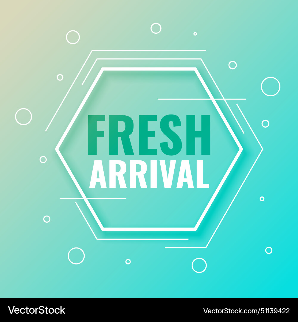 Latest and fresh arrival template for retail store