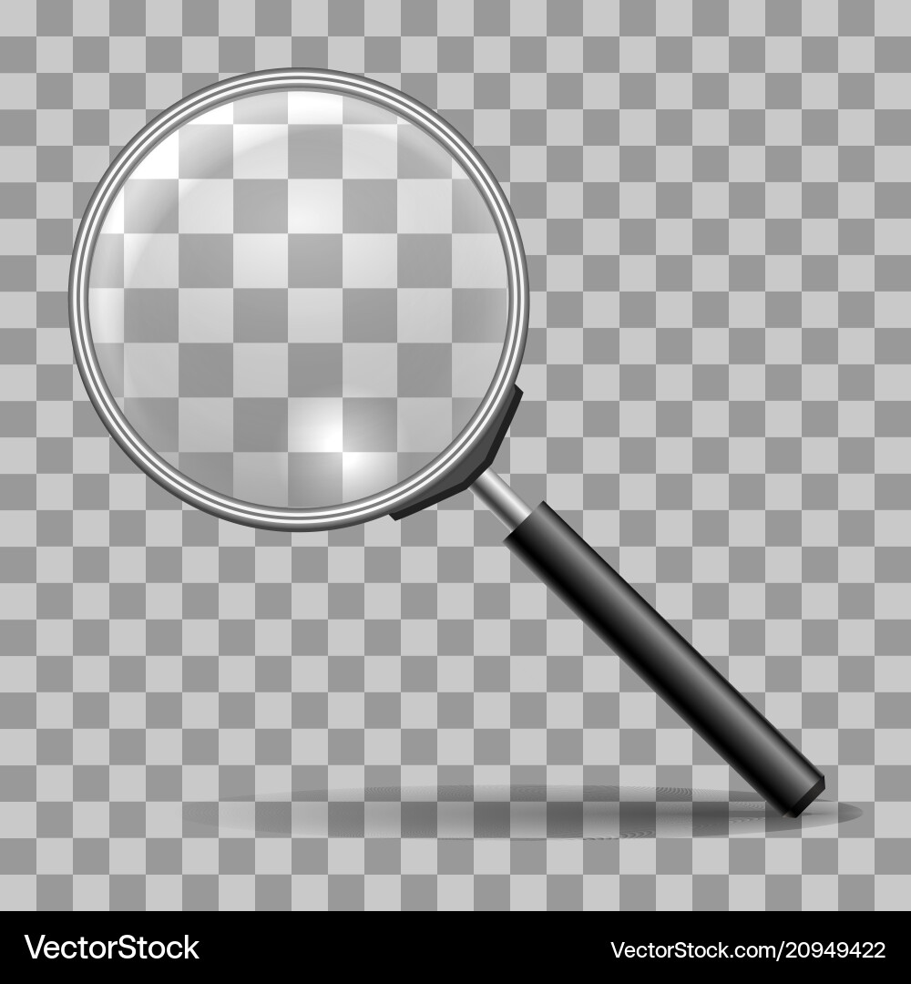 Magnifying Glass Icon - Zoom Focus Royalty Free Vector Image