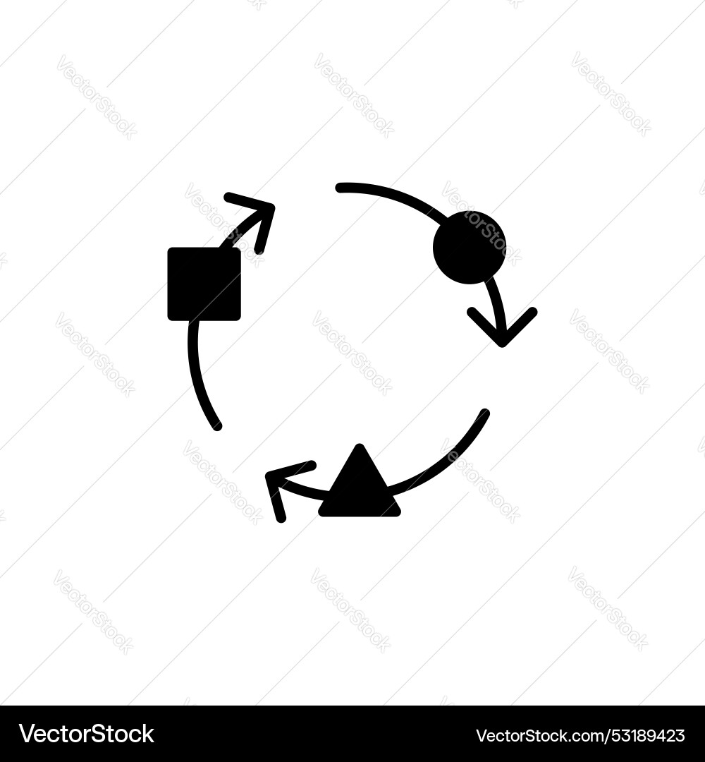 Adaptation icon isolated on white background Vector Image