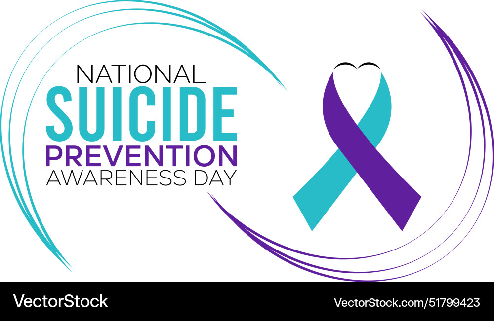 National suicide prevention month Royalty Free Vector Image