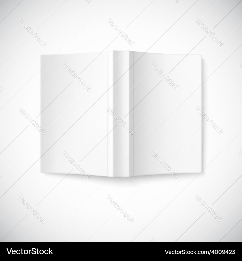 Open Book Cover - Top View Royalty Free Vector Image