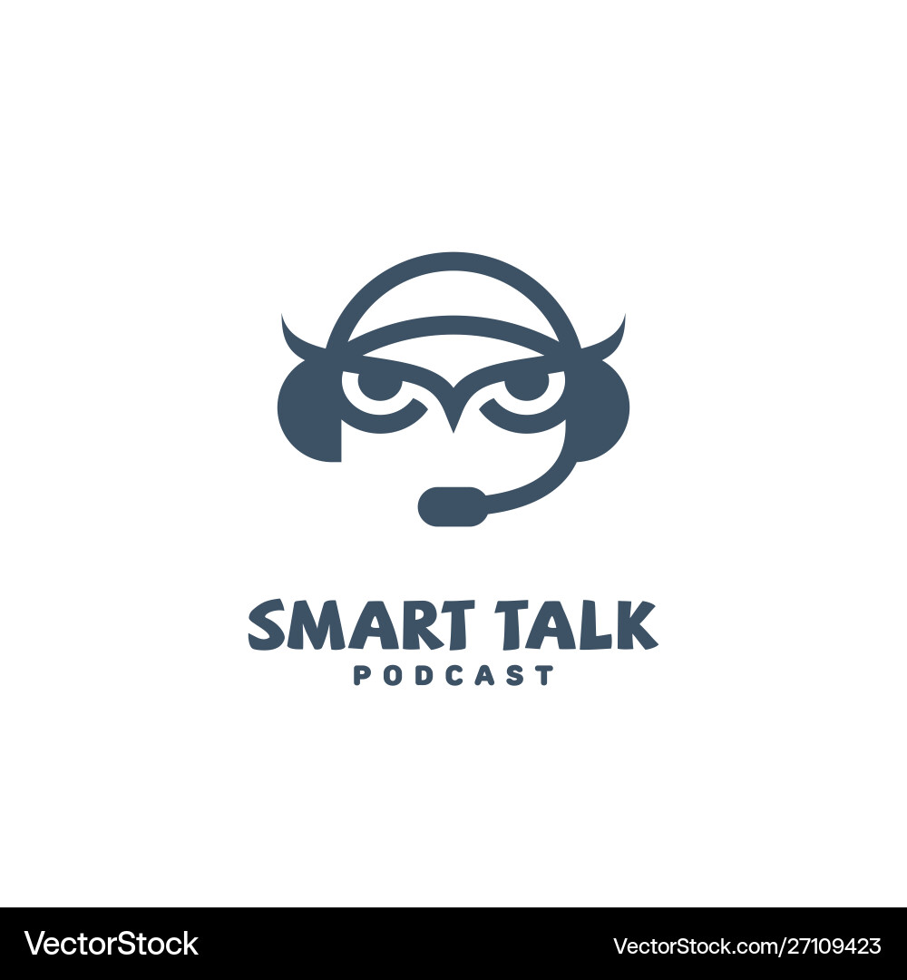 Smart talk logo Royalty Free Vector Image - VectorStock
