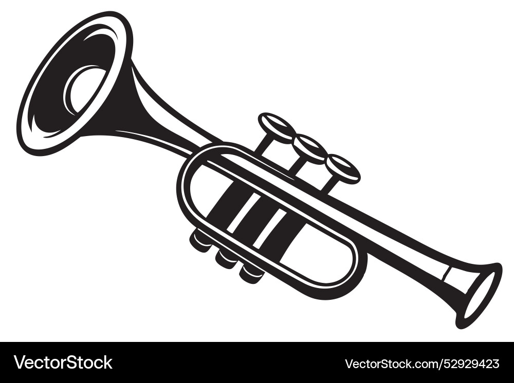 Trumpet design Royalty Free Vector Image - VectorStock