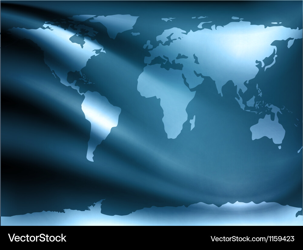 World map Royalty Free Vector Image - VectorStock
