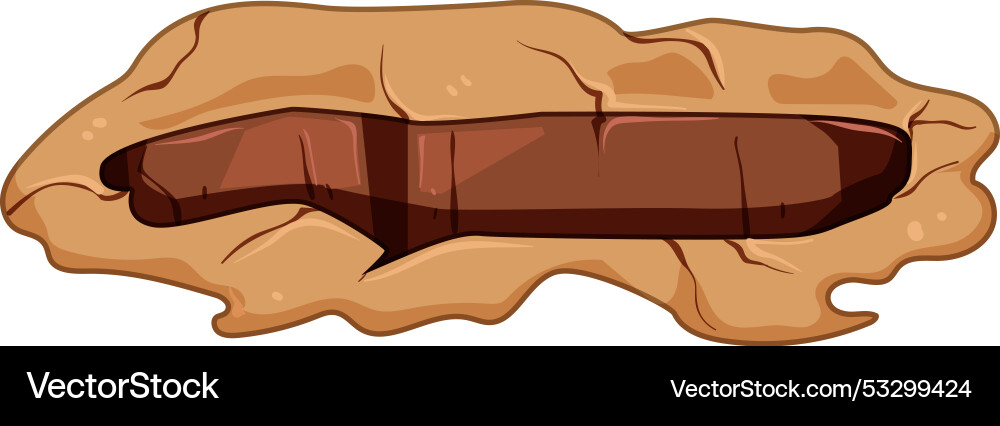 Hole pit cartoon Royalty Free Vector Image - VectorStock