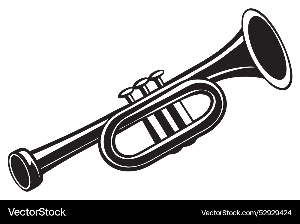 Trumpet design Royalty Free Vector Image - VectorStock