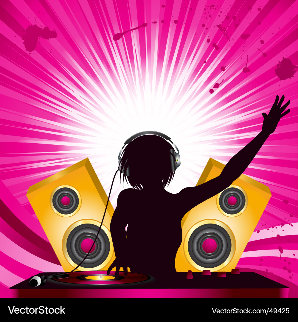 Dj Royalty Free Vector Image - VectorStock