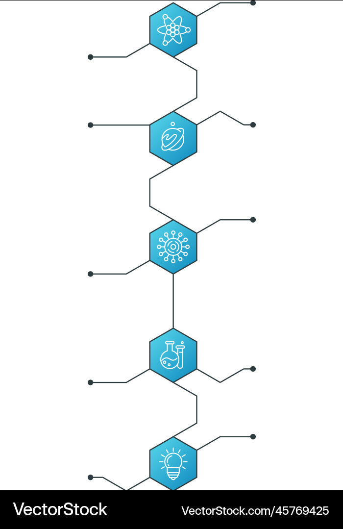 Science Branch Infographic Royalty Free Vector Image