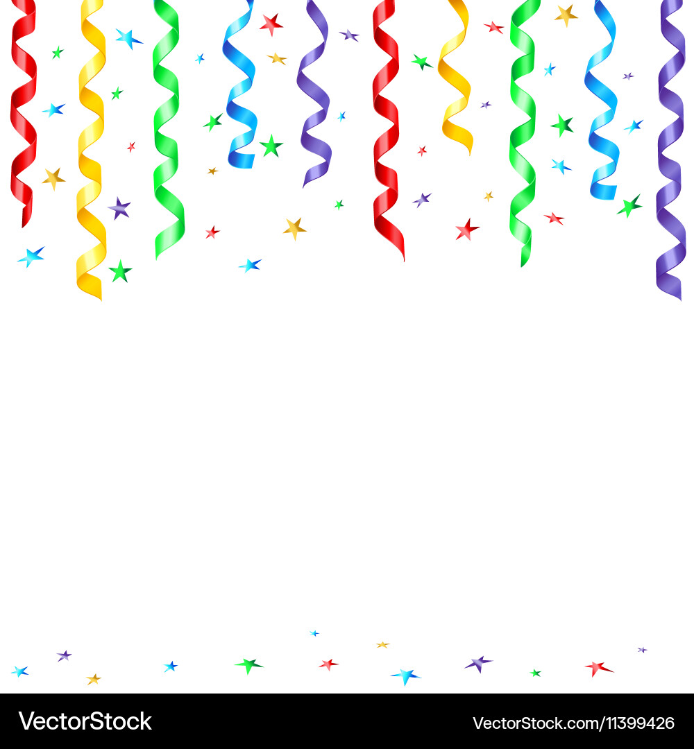 Colorful Streamers - Pride Celebration Royalty Free Vector