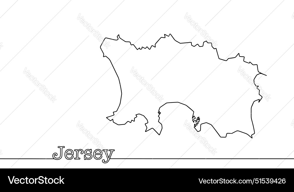 Jersey Royalty Free Vector Image - VectorStock