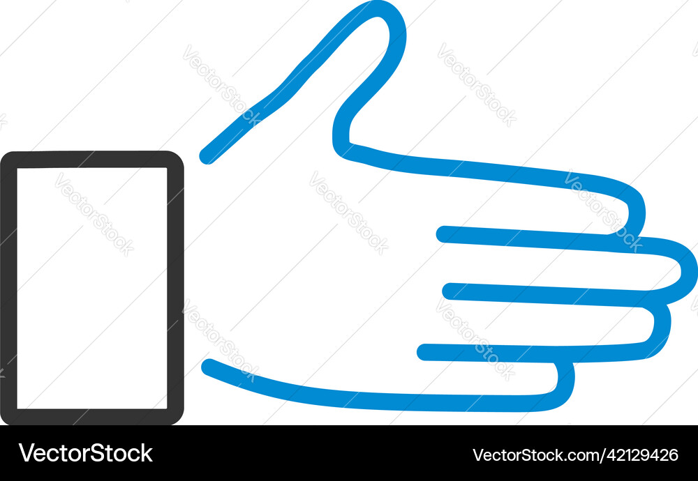 Open hend icon Royalty Free Vector Image - VectorStock