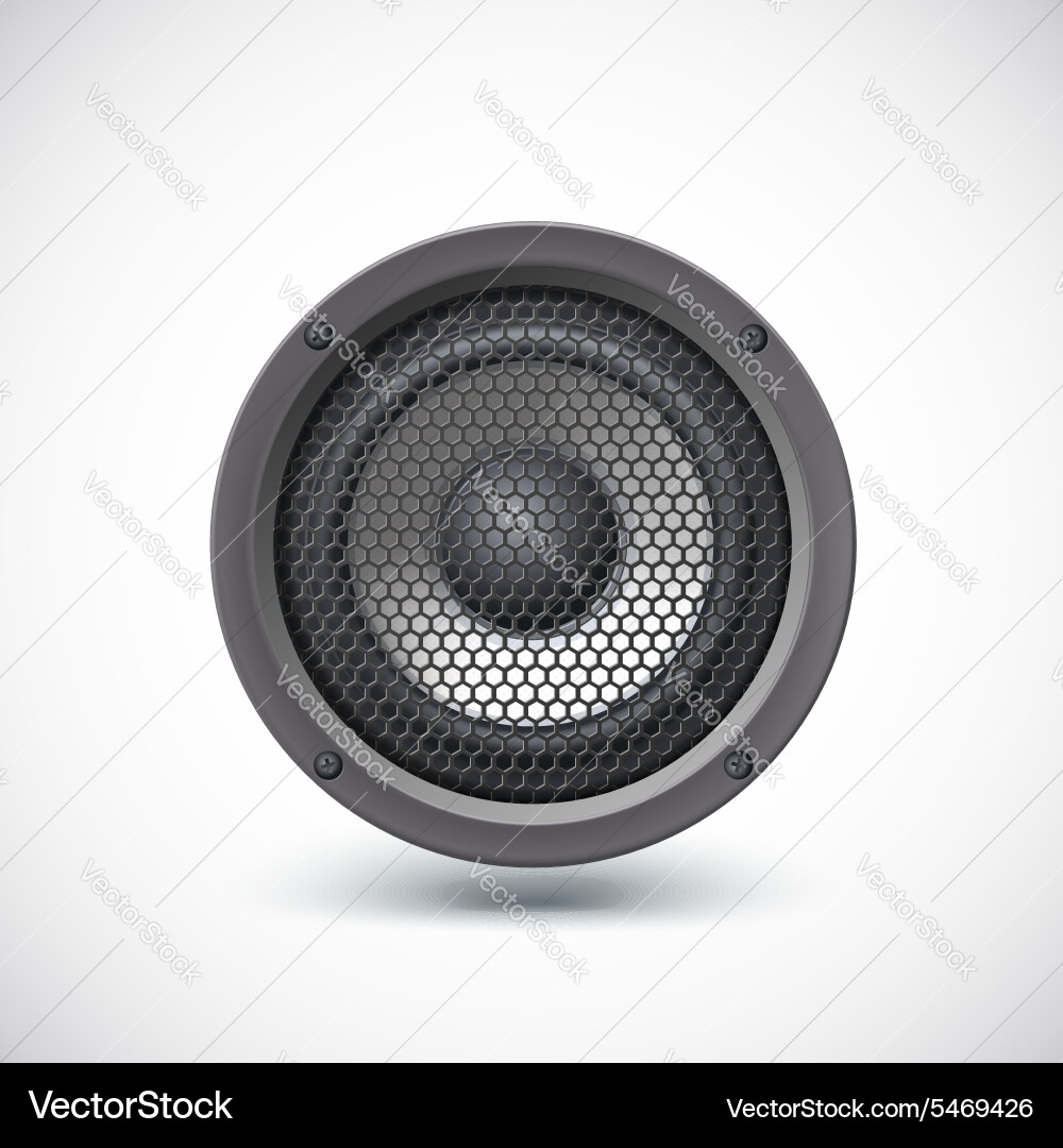 Speaker isolated Royalty Free Vector Image - VectorStock