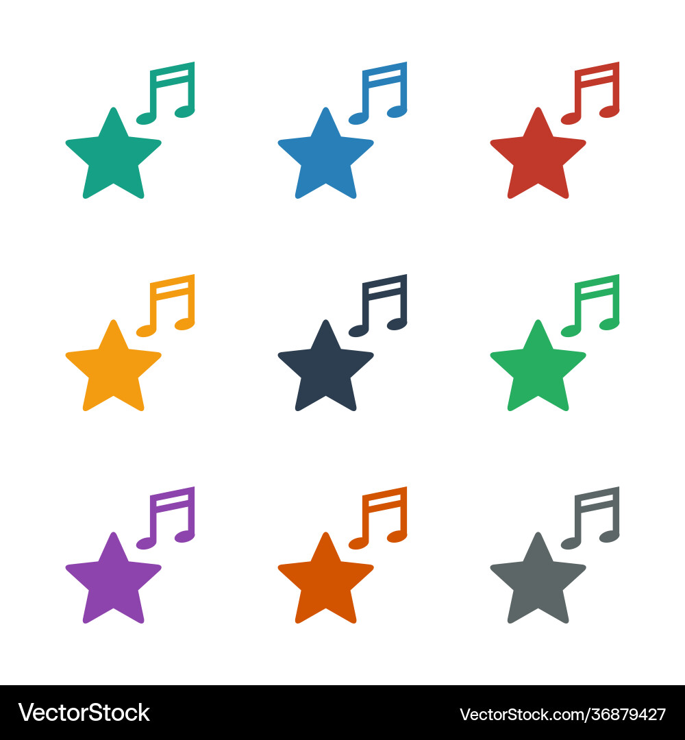 Favorite music icon white background Royalty Free Vector