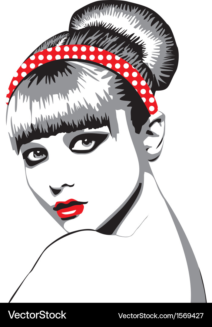 Girl Royalty Free Vector Image - VectorStock