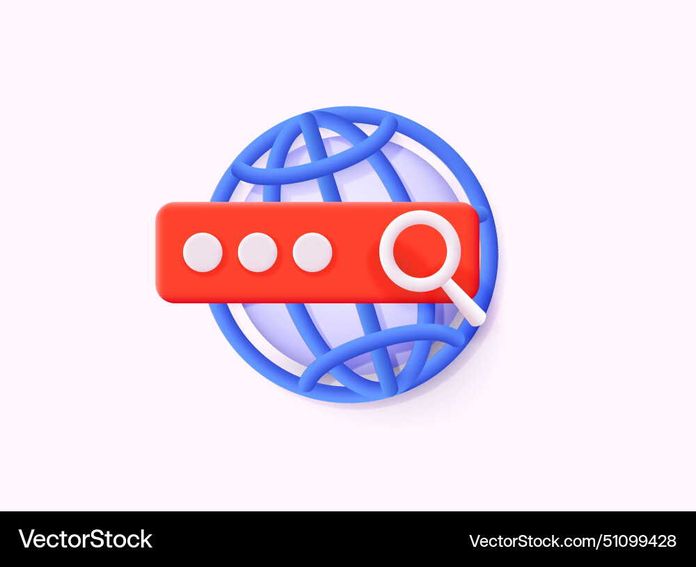 Click to go online website or internet www Vector Image