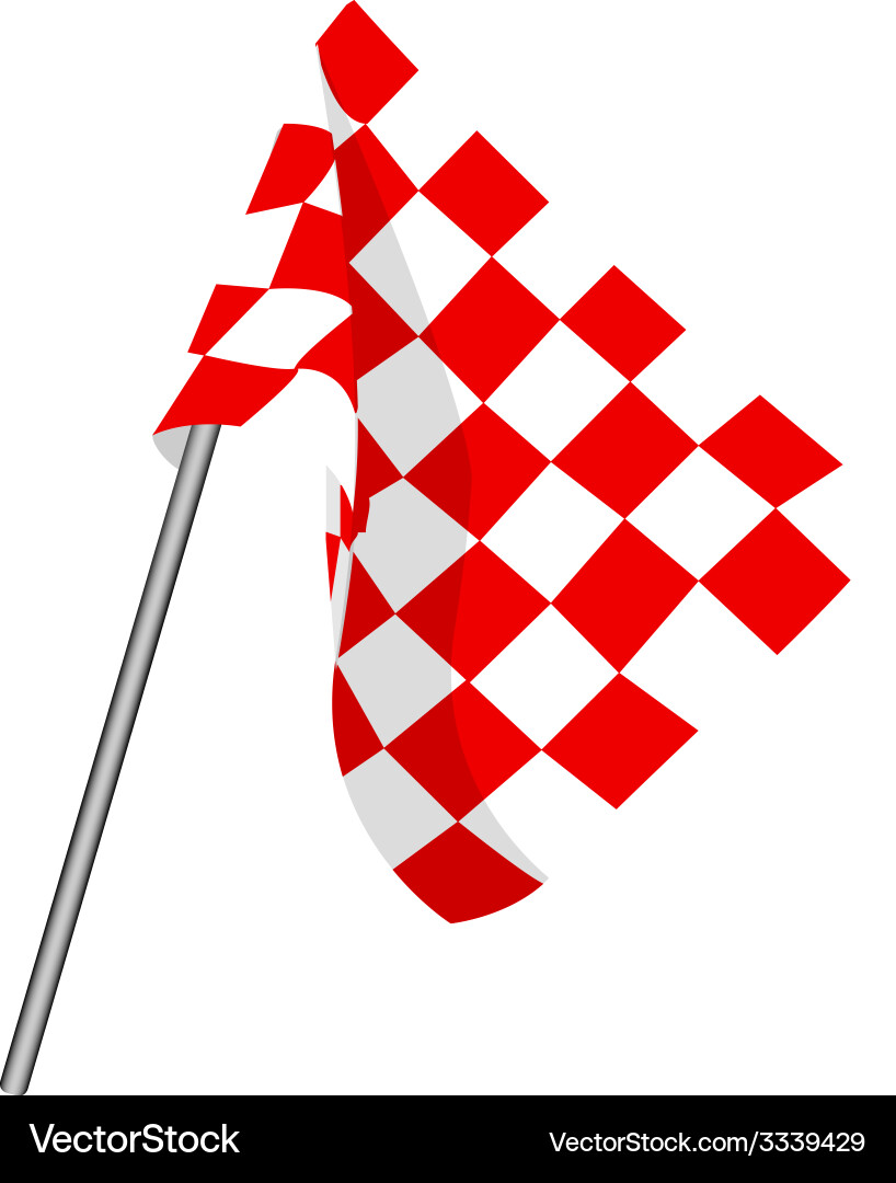 Checkered flag Royalty Free Vector Image - VectorStock