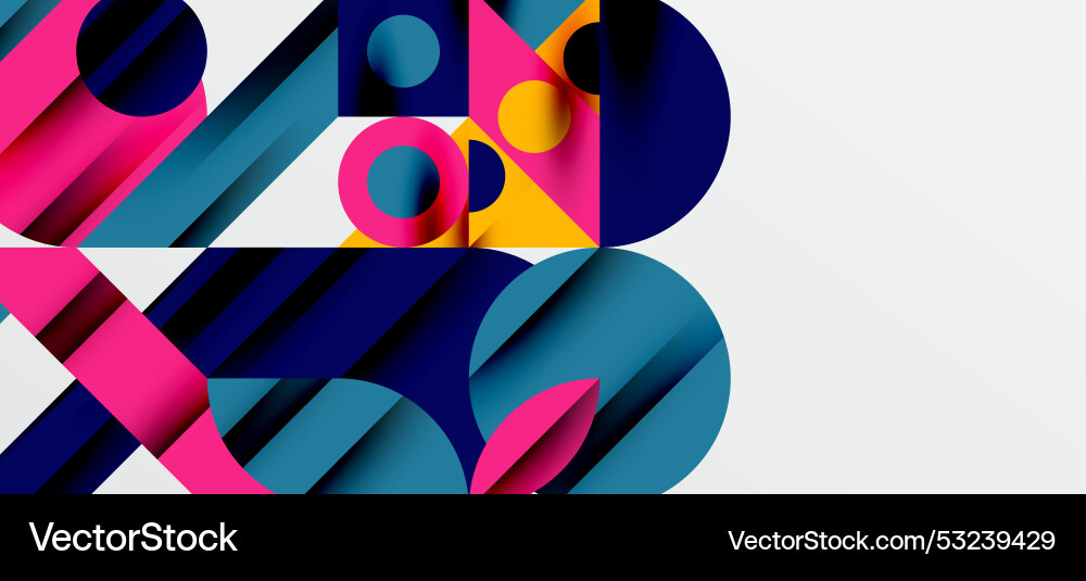 Geometric neo patterns abstract background Vector Image