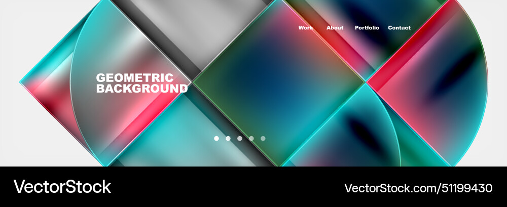 A geometric background with circle made Royalty Free Vector