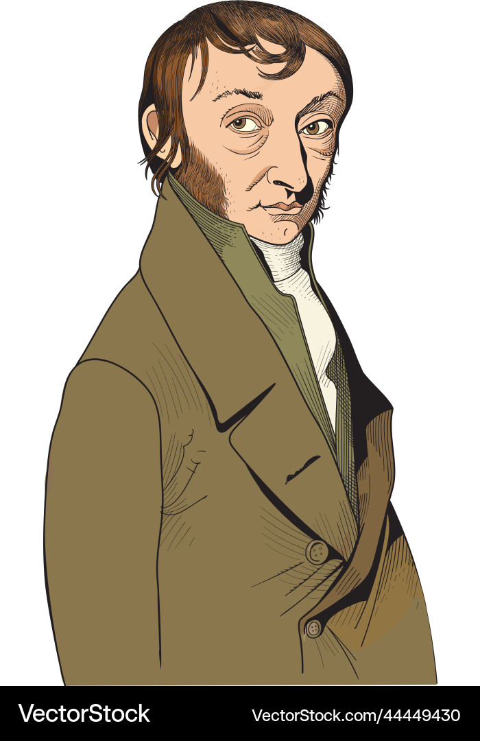 Amedeo avogadro Royalty Free Vector Image - VectorStock