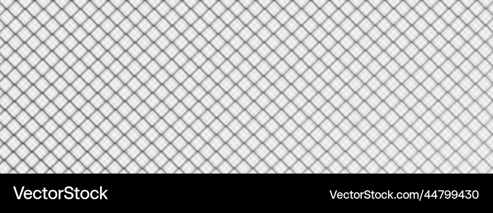Metal wire mesh fence grid shadow effect Vector Image