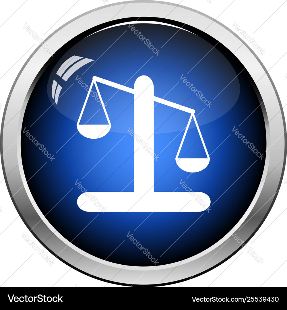 Scale icon Royalty Free Vector Image - VectorStock