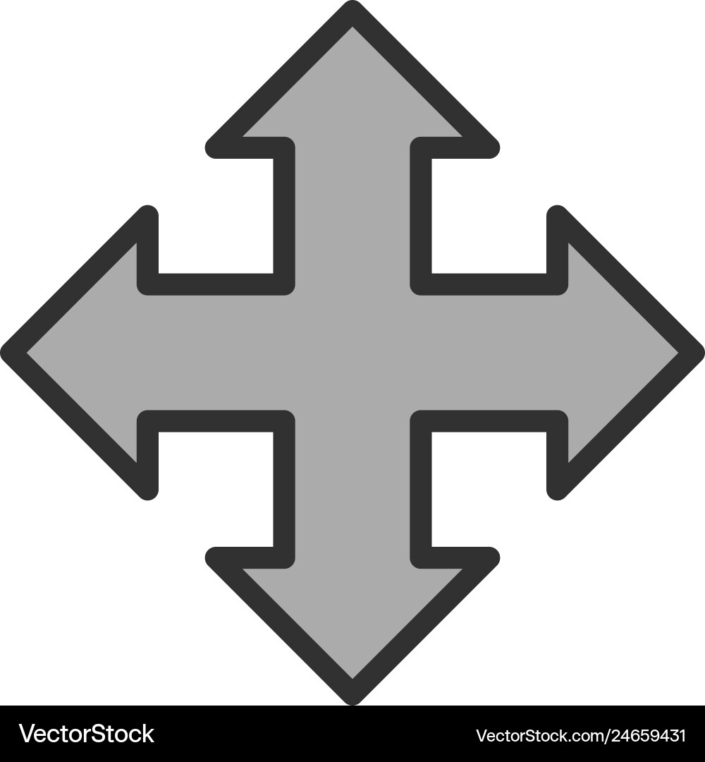 Direction icon Royalty Free Vector Image - VectorStock