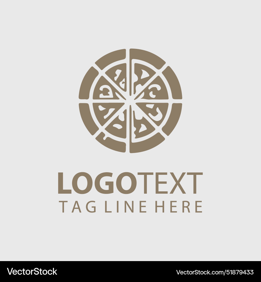 Pizza logo Royalty Free Vector Image - VectorStock