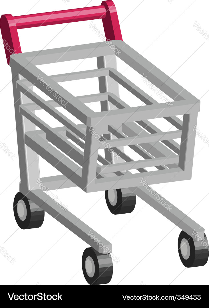 Retail cart Royalty Free Vector Image - VectorStock