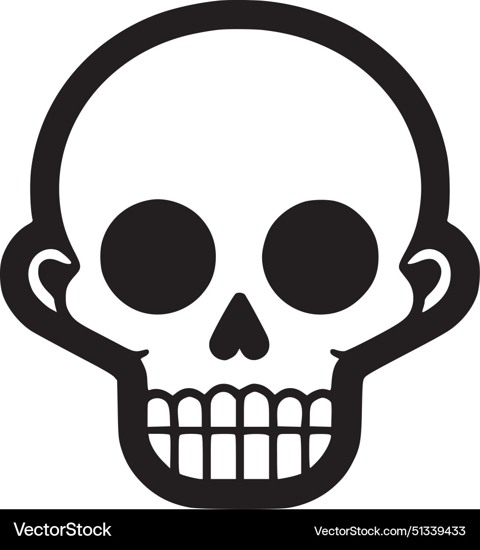 Skeleton - minimalist and flat logo Royalty Free Vector