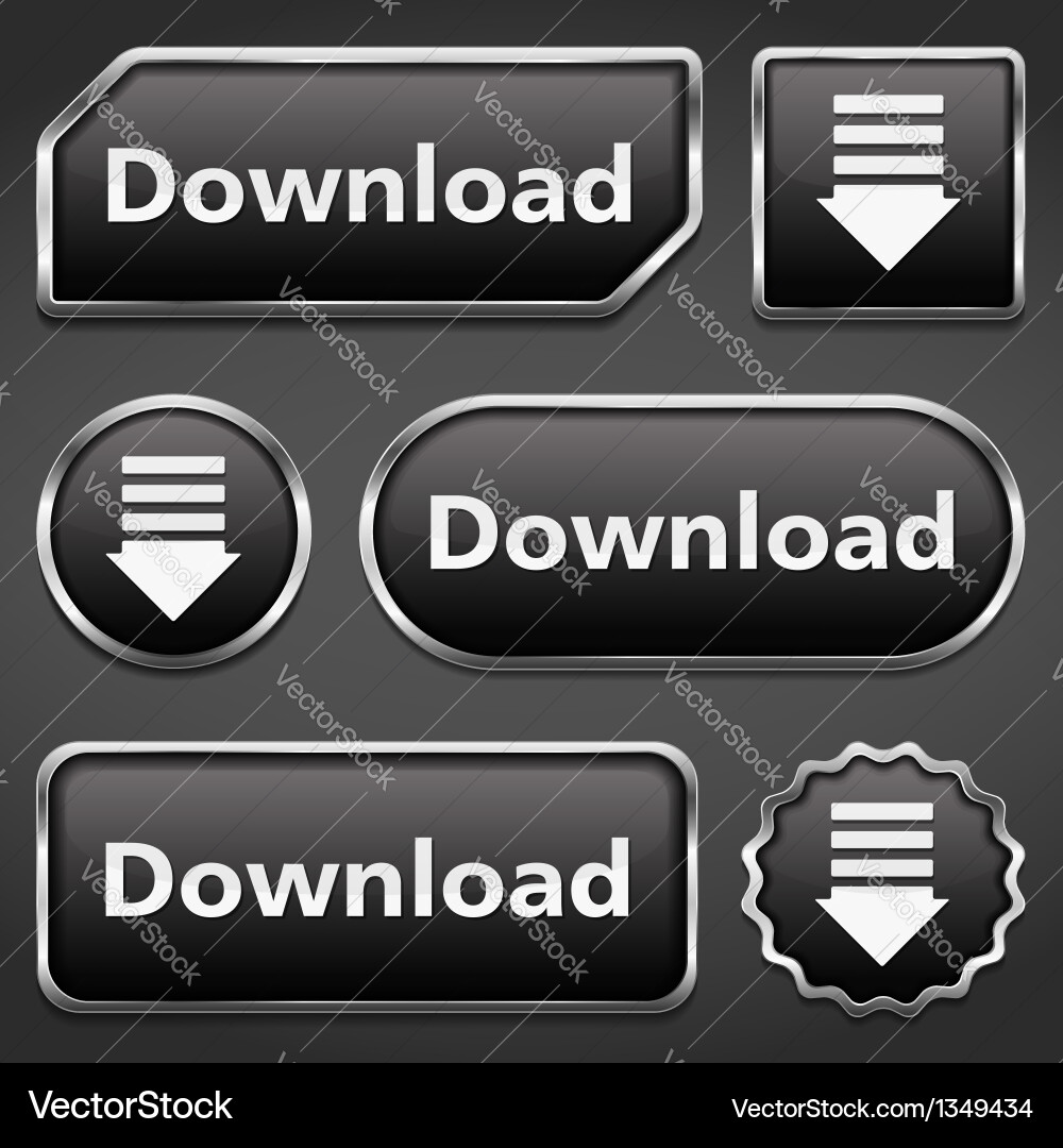 Download buttons Royalty Free Vector Image - VectorStock