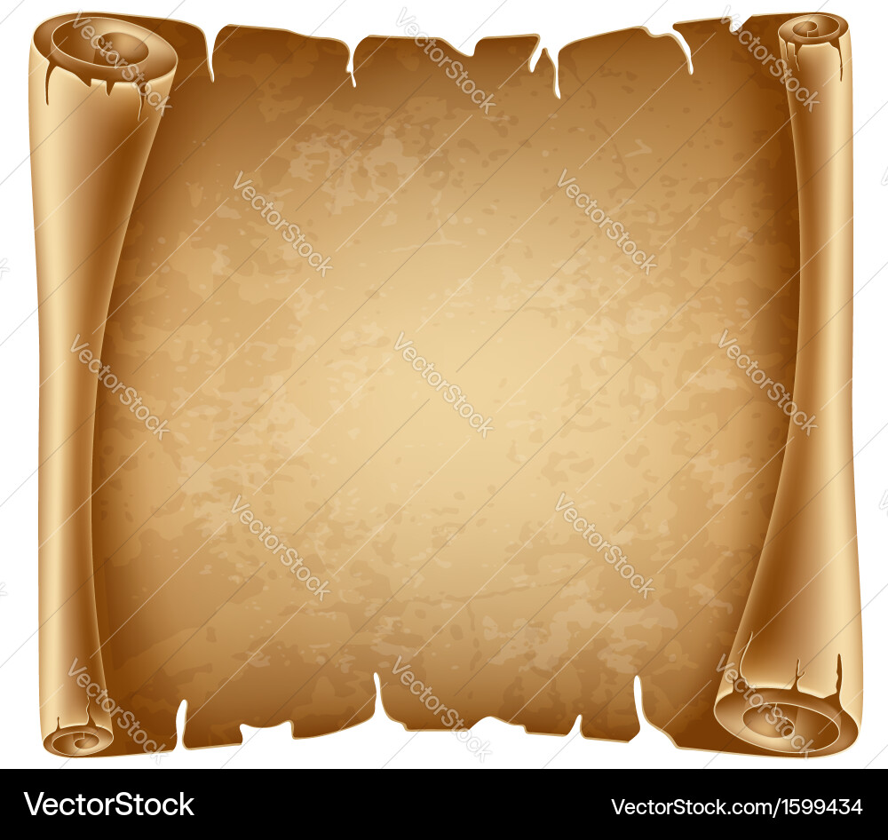 Scroll paper Royalty Free Vector Image - VectorStock