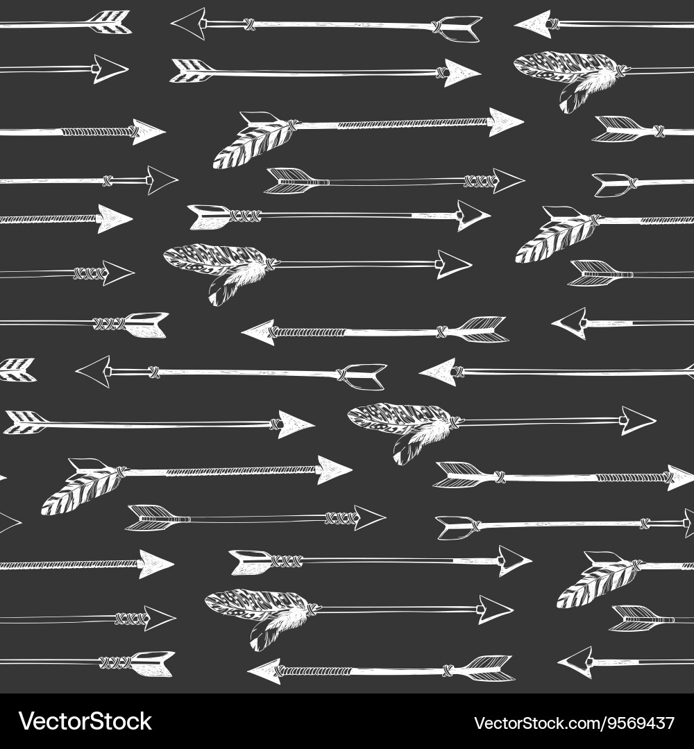 Native American Arrow Pattern Royalty Free Vector Image