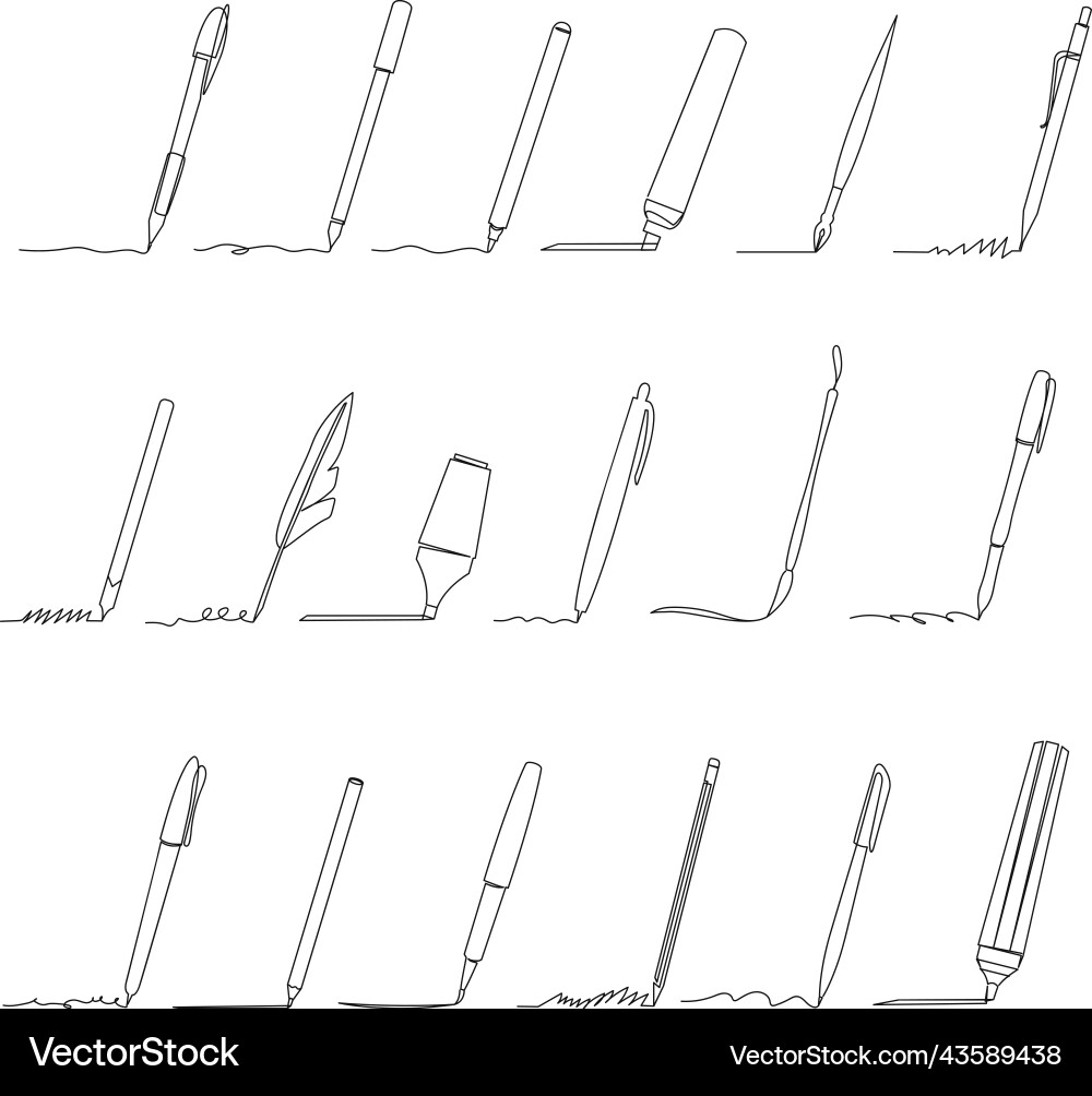 Pen Line Drawing Vector Images (over 89,000)