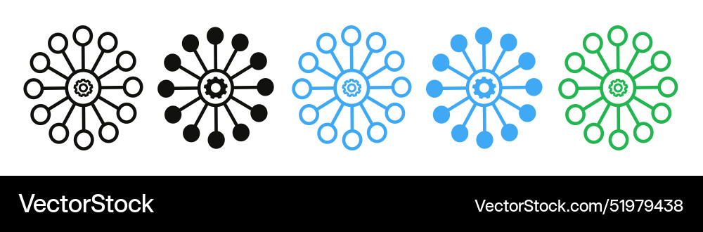 Employee skillset icon showcasing management Vector Image