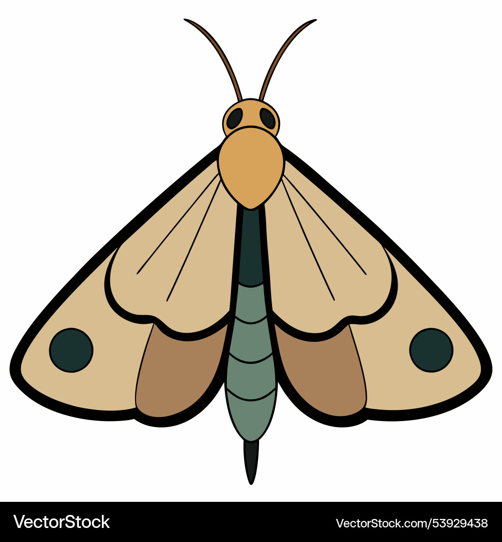 Invertebrates flat art isolated on white Vector Image
