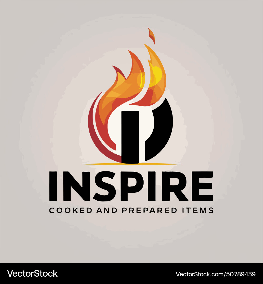 Cooked and food logo Royalty Free Vector Image