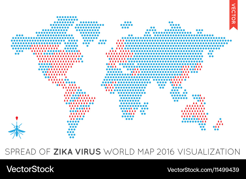 Flat world map infographic Royalty Free Vector Image