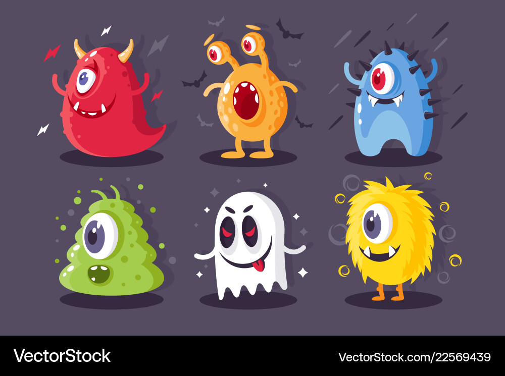 Toxic Monster Vector Images (over 980)