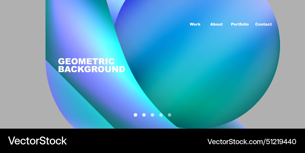 Azure circle on electric blue background Vector Image